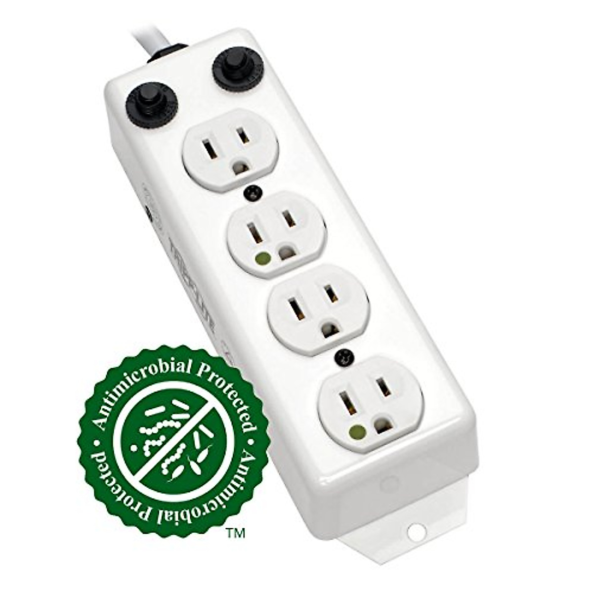 Tripp Lite Safe-IT Medical-Grade Power Strip, 4 15A Hospital-Grade Outlets, 7ft. Cord, UL 1363A, (PS-407-HG-OEM)