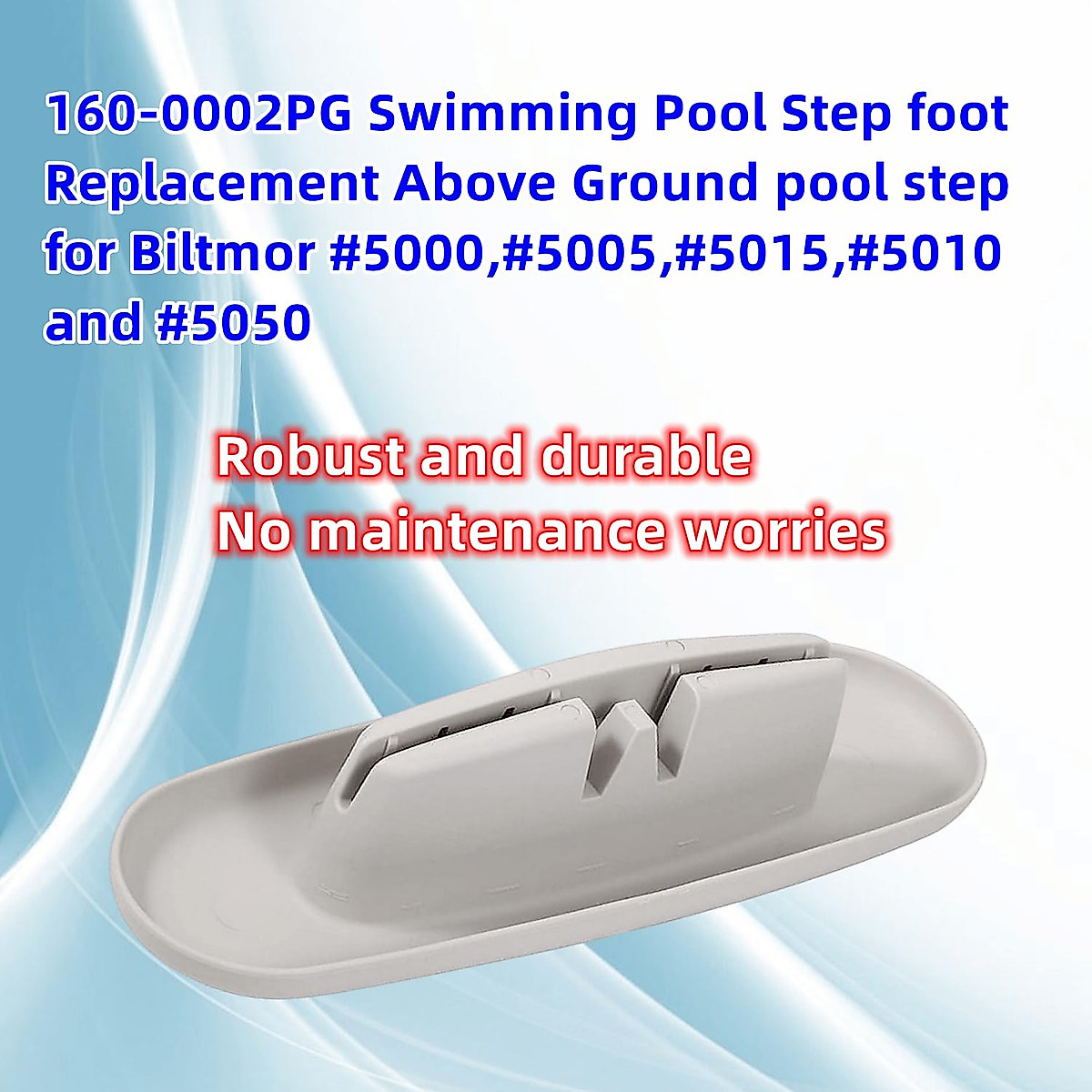 UASAM 160-0002PG Moon Lander Foot for above Ground BiltMor Swimming Pool Step