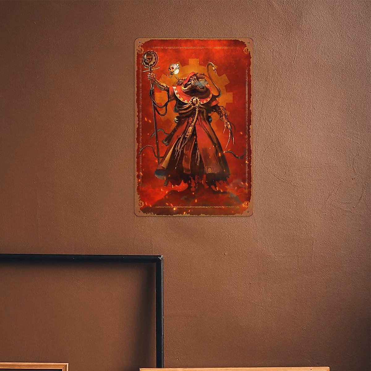 Adeptus Mechanicus 2 physical culture Poster Signs 8 x 12 Inch Decor Funny Chic Art Wall Decort Home Yard Signs Bar Hotel Cafe Pub Indoor Outdoor restauran