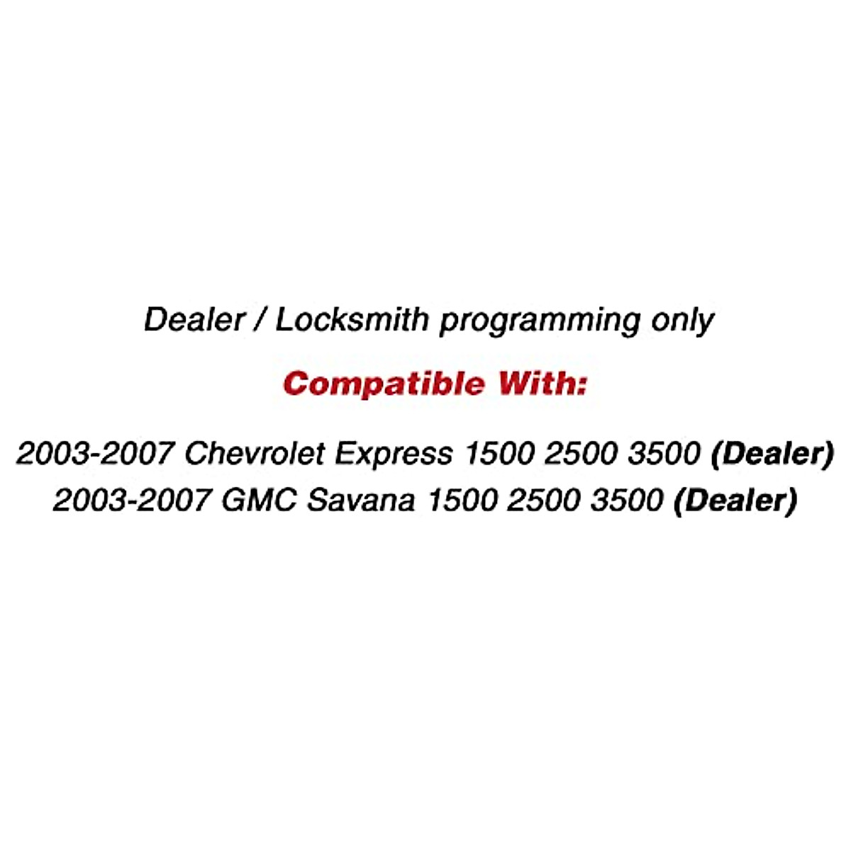 KeylessOption Keyless Entry Remote Control Car Key Fob Replacement for 15752330