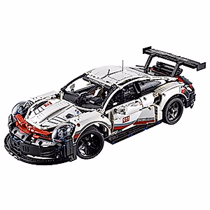LEGO Technic Porsche 911 RSR Race Car Model Building Kit 42096, Advanced Replica, Exclusive Collectible Set, Gift for Kids, Boys & Girls