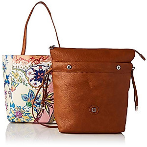 Desigual Women's PU Shopping Bag, Red, U