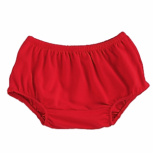 Baby Girls' Boys Unisex Soft Cotton Ruffle Basic Diaper Cover Bloomers for Toddler Girl Shorts Briefs Panty Underwear Panties Red One Size