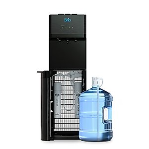 Brio 520 Series No Line Bottom-Loading Water Cooler with Built-in 2 Stage Water Filter Black