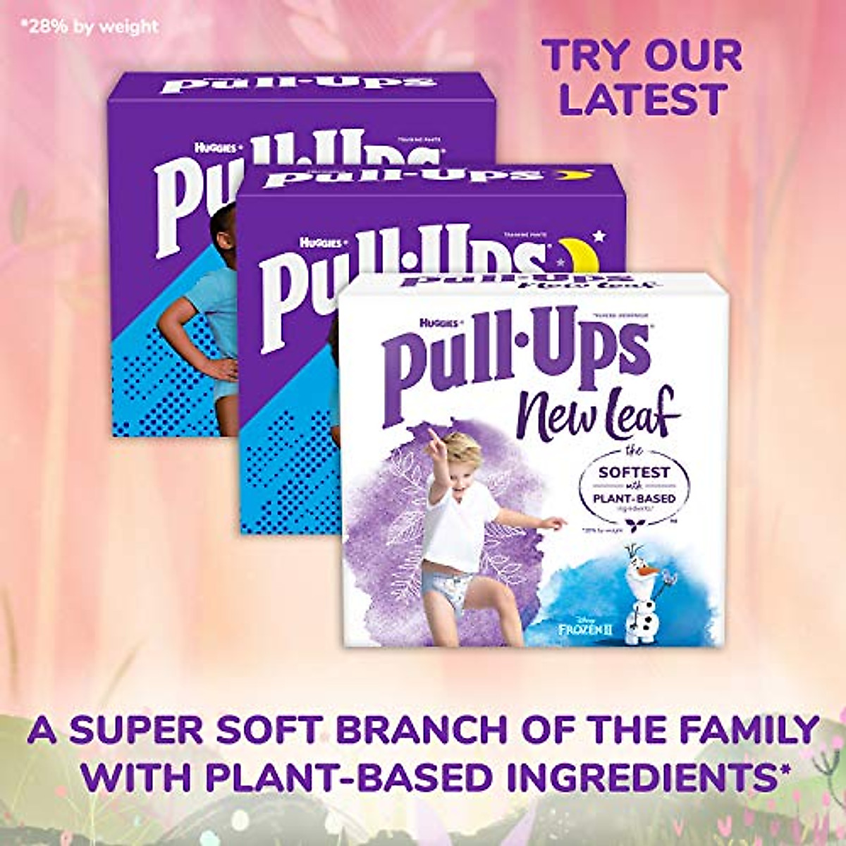 Pull-Ups Boys' Potty Training Pants Training Underwear Size 3, 12-24M, 25 Ct