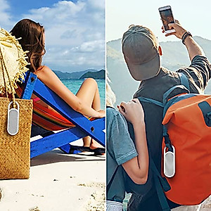 Acoustic Research – Model- ARTWS30, Duo Wireless Speaker and Earbuds – All-in-One Bluetooth Speaker, Earbuds and Charging Case, Hands-Free Calling, Built-in Travel Clip, Portable, Rechargeable – White