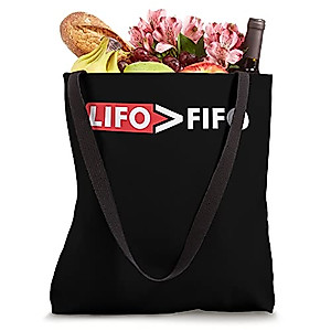 LIFO > FIFO Accountant Controller CPA Bookkeeper Funny Cute Tote Bag