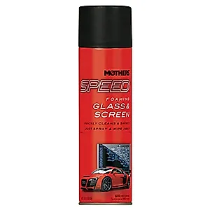 Mothers 16619 Speed Foaming Glass & Screen Cleaner, 19 oz.
