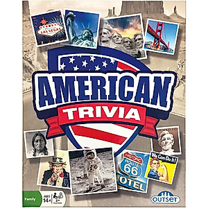 Outset Media American Trivia Game (Amazon Exclusive) – 5 Categories to Choose from and 1,000 Questions – for Ages 14 and up