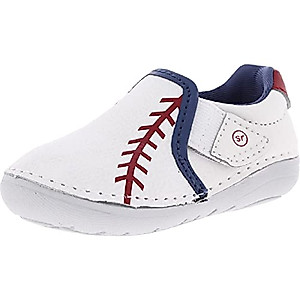 Stride Rite baby boys Sm Nettie Casual Shoe, Baseball, 3.5 Wide Infant US
