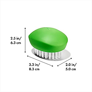 OXO Good Grips Vegetable Brush Black& Green, 1 EA