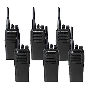 6 CP200D-G6-D HIGH PKG UHF Digital/Analog MotoTRBO Two-Way Radios (AAH01QDC9JA2) by Motorola-Solutions - Intended for Business Use