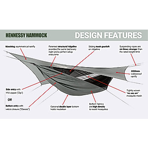 Hennessy Hammock - Explorer Deluxe Zip XL