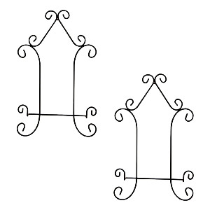 YARNOW 4 Pcs Plate Hangers Plate Holder for Wall Artwork Display Support Canvas Painting Holder Rack Artwork Wall