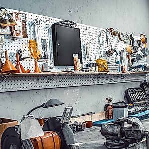 Barska AX11824 Key Lock 200 Position Adjustable Key Cabinet Lock Box Black,Medium