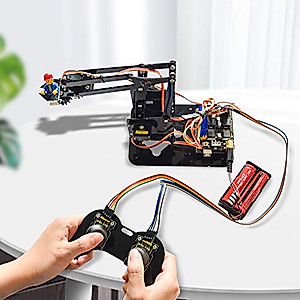 KEYESTUDIO Robot Arm Starter Kit for Arduino Coding Robotics Kit for Adults Teens 15+ Electronic Programming Project STEM Education