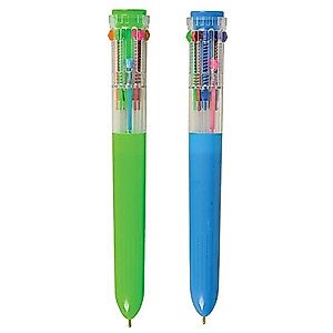Rhode Island Novelty 6.25 Inch Color Shuttle Pen, One Pen