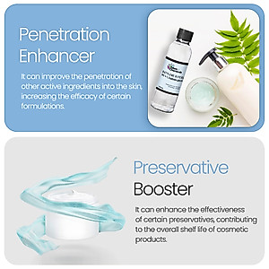 Butylene Glycol Cosmetic Grade (250 mL / 8.45 Oz), Organic Butylene Glycol Moisturizer for Skincare - Emollient Prevents Water Loss from Skin - Skin Care 1,3 Butylene Glycol by Talsen Chemicals