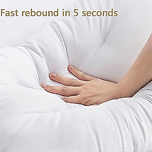 ZSEDP 1 Pair Pillow Sleeping Beding Pillows Comfortable Neck Shoulder Protection