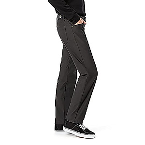 Dockers Men's Comfort Jean Cut Straight Fit Smart 360 Knit Pants (Standard and Big & Tall), Steelhead, 36W x 30L