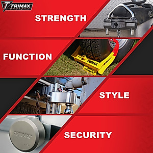 Trimax TMC10 Coupler / Door Latch Lock (fits couplers to 3/4" span) , Zinc