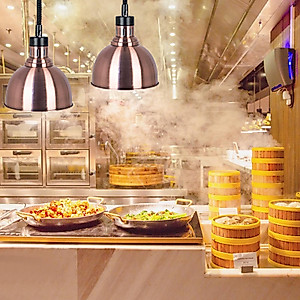 Food Heat Lamp | Food Warmer Light Hangs Food Heating Lamps | Heat Preservation Warming Light Electric Heating Lamp Portable Commercial Warmers