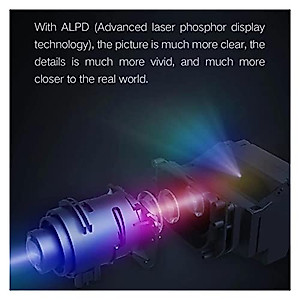 Ultra Short Throw Laser Projection Projector 5G-WiFi Bluetooth Home Theater 1600 ANSI lumens Projector