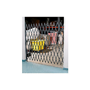Global Industrial 5-1/2'W Single Folding Security Gate, 5'H