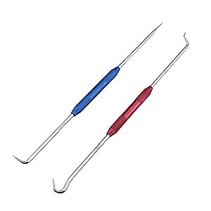 DGBRSM 2pcs Double Pointed Scriber Metal Scribe Tool Hook 8.85 Inches for Machinists, Technicians Or Craftsmen