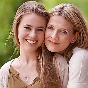 Rose Heart Initial Necklaces for Women Teen Girls, Letter Initial J Necklace Jewelry Wedding Engagement Anniversary Birthday Gifts Necklace for Her Girlfriend Wife Bridesmaid Gifts Best Aunt Gift