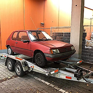 STARREY Reflective Tape Outdoor Red White 1/2 in X 30 FT Waterproof Self Adhesive DOT-C2 Safety Caution Reflector Conspicuity dot Tape for Trailers Cars