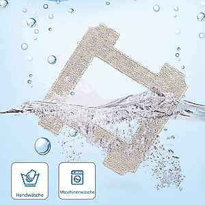 9 Pack Washable Mop Cloths Cleaning Rag for Ecovacs WINBOT W1 / W1 Pro/ W2 Omni/ W2 Window Cleaner Robot Accessories