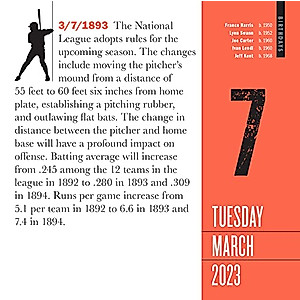 Official 365 Sports Facts-A-Year Page-A-Day Calendar 2023: Trivia, Record-Breaking Feats, Come From Behind Wins & Quotes
