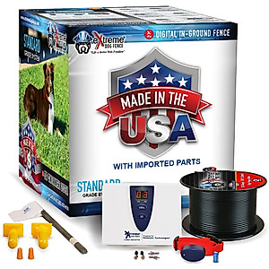 Extreme Dog Fence Underground Electric Dog Fence Premium - Standard Dog Fence System for Easy Setup and Superior Longevity and Continued Reliable Pet Safety - 1 Dog | 500 Feet Standard Dog Fence Wire