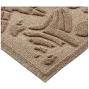 AquaShield Beachcomber Doormat, 2" x 3", Camel