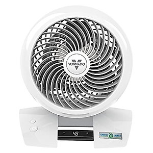 Vornado 6303DC Energy Smart Medium Air Circulator Fan with Variable Speed Control, White