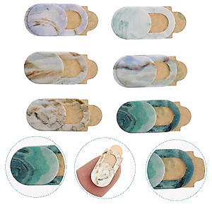 MILISTEN 6Pcs Lens Privacy Cover Smartphone Camera Slide Webcam Slider Cover Tablet Protector Anti- Peeping Covers Phone cam Cover Front Camera Protective Covers Pattern abs Camera Cover b1