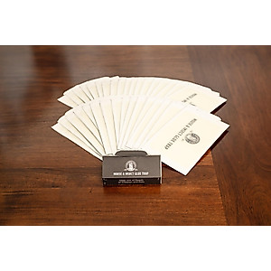 Grandpa Gus's Mouse & Insect Glue Board Traps, Extra-Long Foldable Pre-Baited Sticky Traps for Mouse, Roach, Spider, Ant & Fly, 9.25" x 5.25", Pack of 36