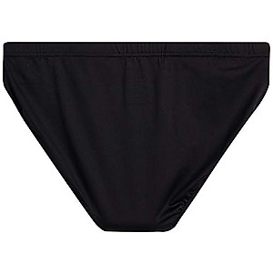 Reebok Men's Underwear - Quick Dry Performance Low Rise Briefs (5 Pack), Size Large, All Black