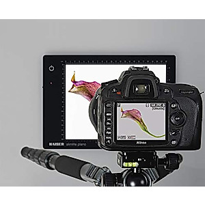 Kaiser Slimlite Plano 5000K 8x11" Battery/AC Lightbox with USB Cable and Charging Adapter