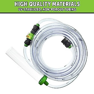 Python No Spill Clean and Fill Aquarium Maintenance System, Gravel Cleaner and Water Changer, 100 Foot
