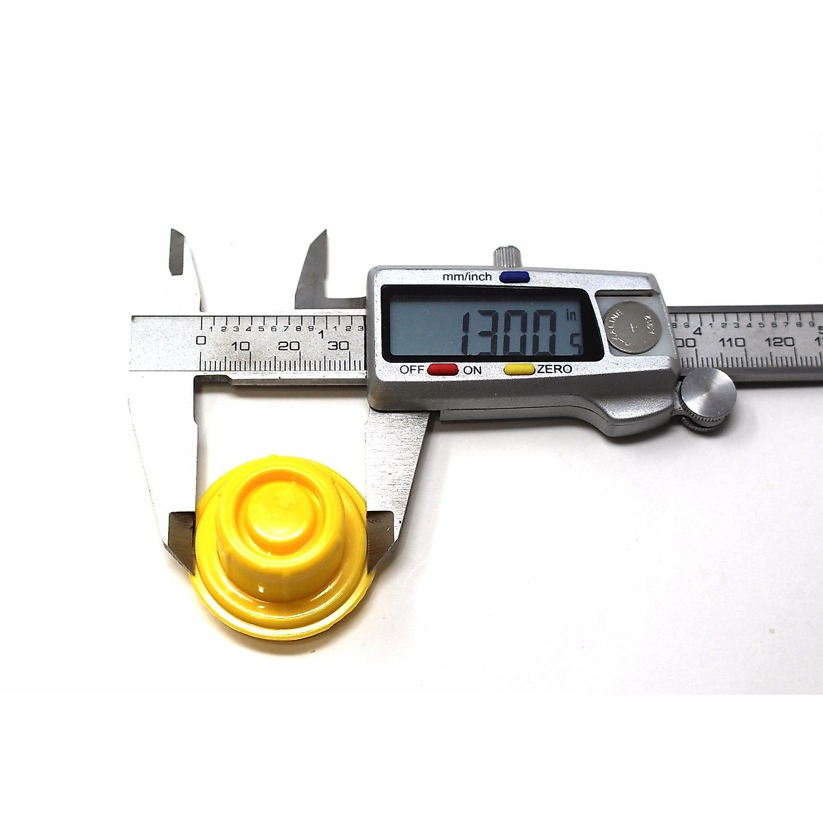 4 Pack Replacement YELLOW SPOUT CAPS Top Hat Style fits # 900302 900092 BLITZ Gas Can Spout Cap fits self venting gas can Aftermarket (SPOUTS NOT INCLUDED)