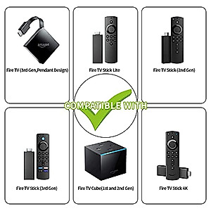 L5B83H Replacement Voice Remote Control Applicable for Amazon 2nd Gen Fire Stick TV, Fire TV Cube（2nd & 1st Gen）, Fire TV Stick 4K, and Pendant Design Fire TV 3nd Gen