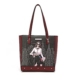 Nicole Lee Career Woman 3 Piece Set (Shopper, Mini Boston, Pouch)