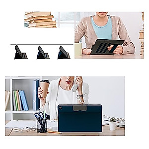 Case for Amazon Fire Max 11, Fire Max 11 Case Full Protective Case Cover, Built-in Wrist Strap, Foldable Stand (Dark Blue)