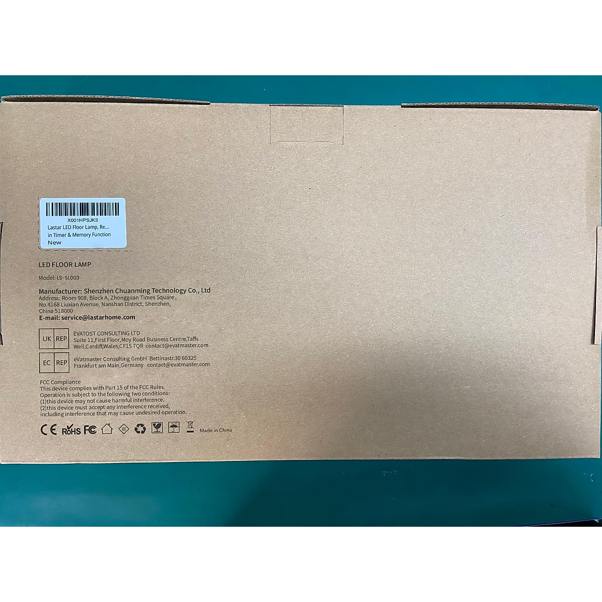 LED Floor Lamp, Laster Reading Standing Lamps with Remote and Touch Control for Living Room, Bedroom, Office with 4 Color Temperature & 4 Brightness Levels, 1H Timer & Memory Function