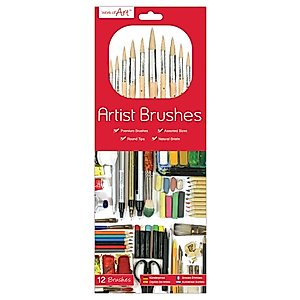 Work of Art 148 x 385 mm Artists Bristle Brush