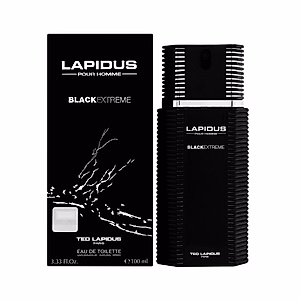 Ted Lapidus Lapidus Pour Homme Black Extreme Eau de Toilette Spray for Men, 3.4 Ounce