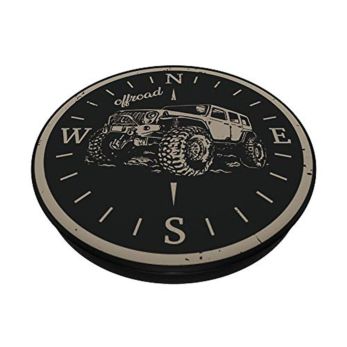 Vintage Retro Off Road Adventure | 4x4 Mudding PopSockets Swappable PopGrip