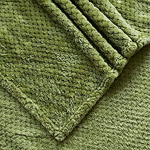 Tronssien Fleece Throw Blankets Super Soft Flannel Cozy Blankets Washable Lightweight Fuzzy Blanket for Couch Sofa Bed Office Throw Size Warm Plush Blankets for All Season (50'x 60')